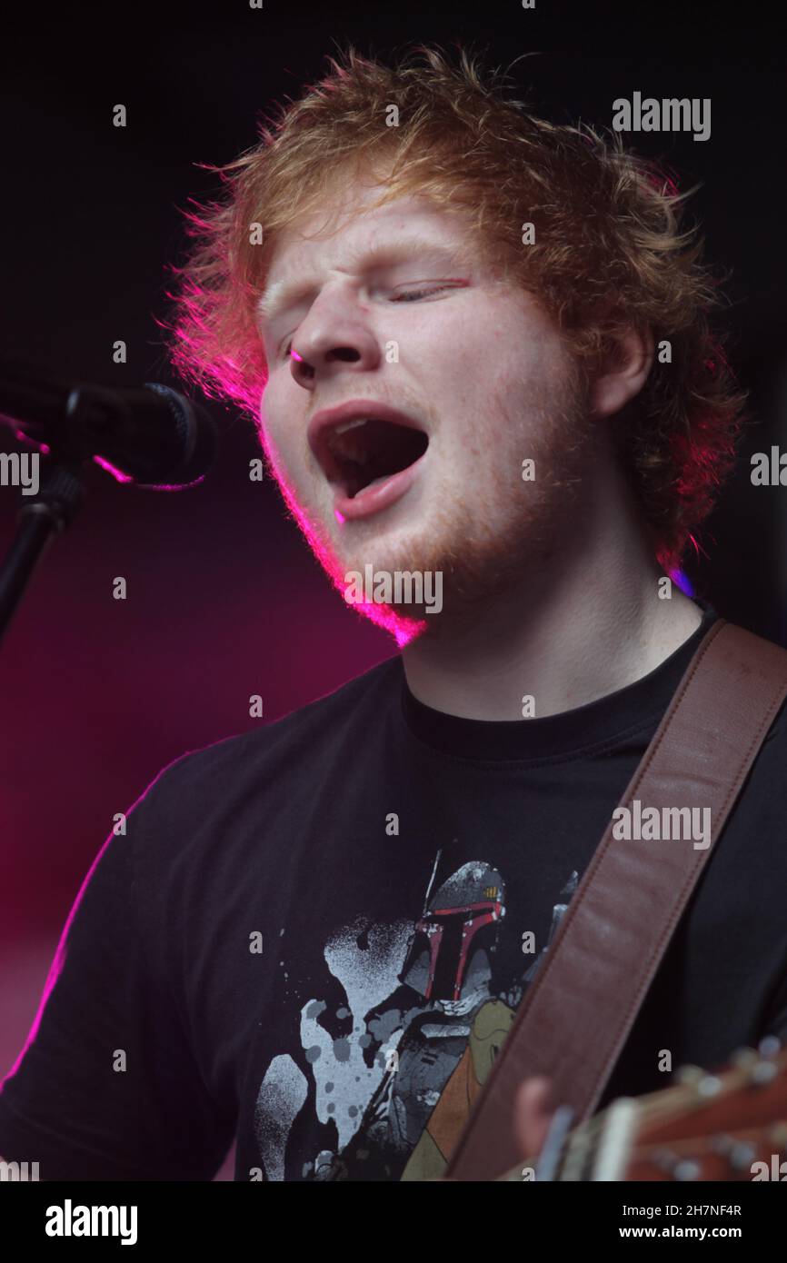 Ed Sheeran in Sydney Stock Photo - Alamy
