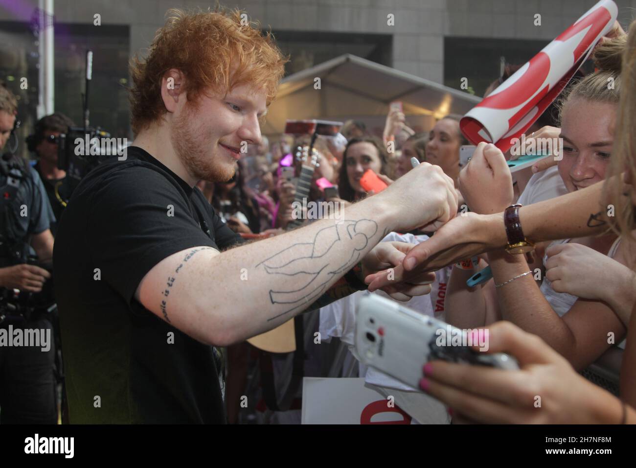 Ed Sheeran in Sydney Stock Photo - Alamy