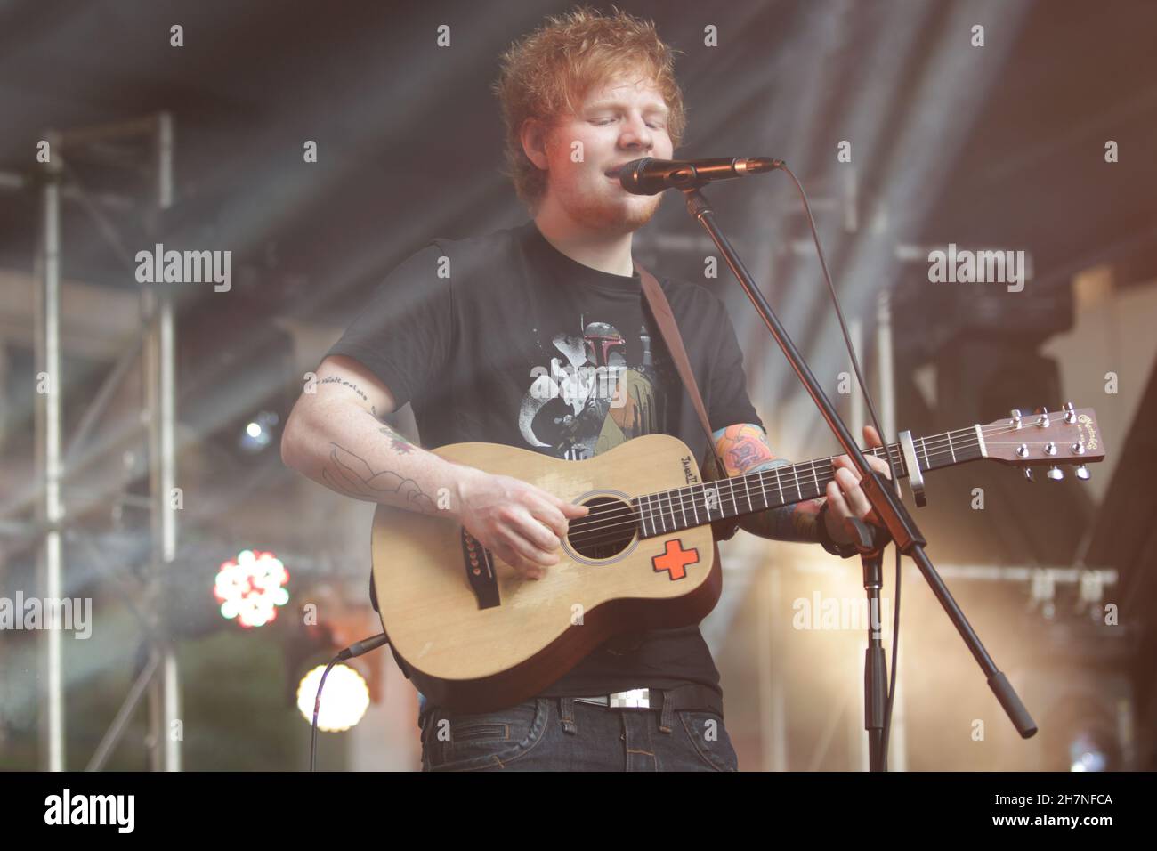 Ed Sheeran in Sydney Stock Photo - Alamy