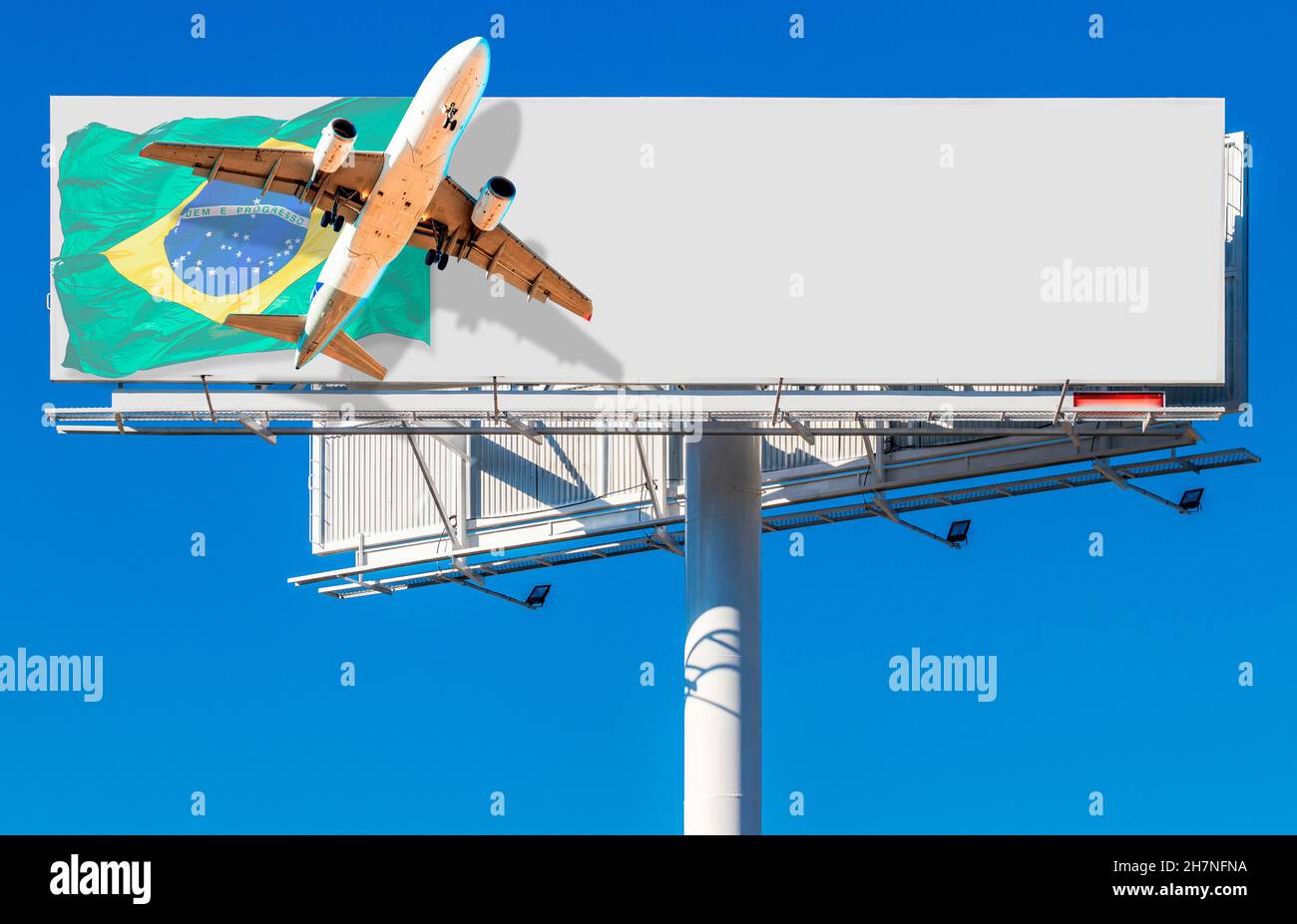 Plane brazil flag hi-res stock photography and images - Alamy