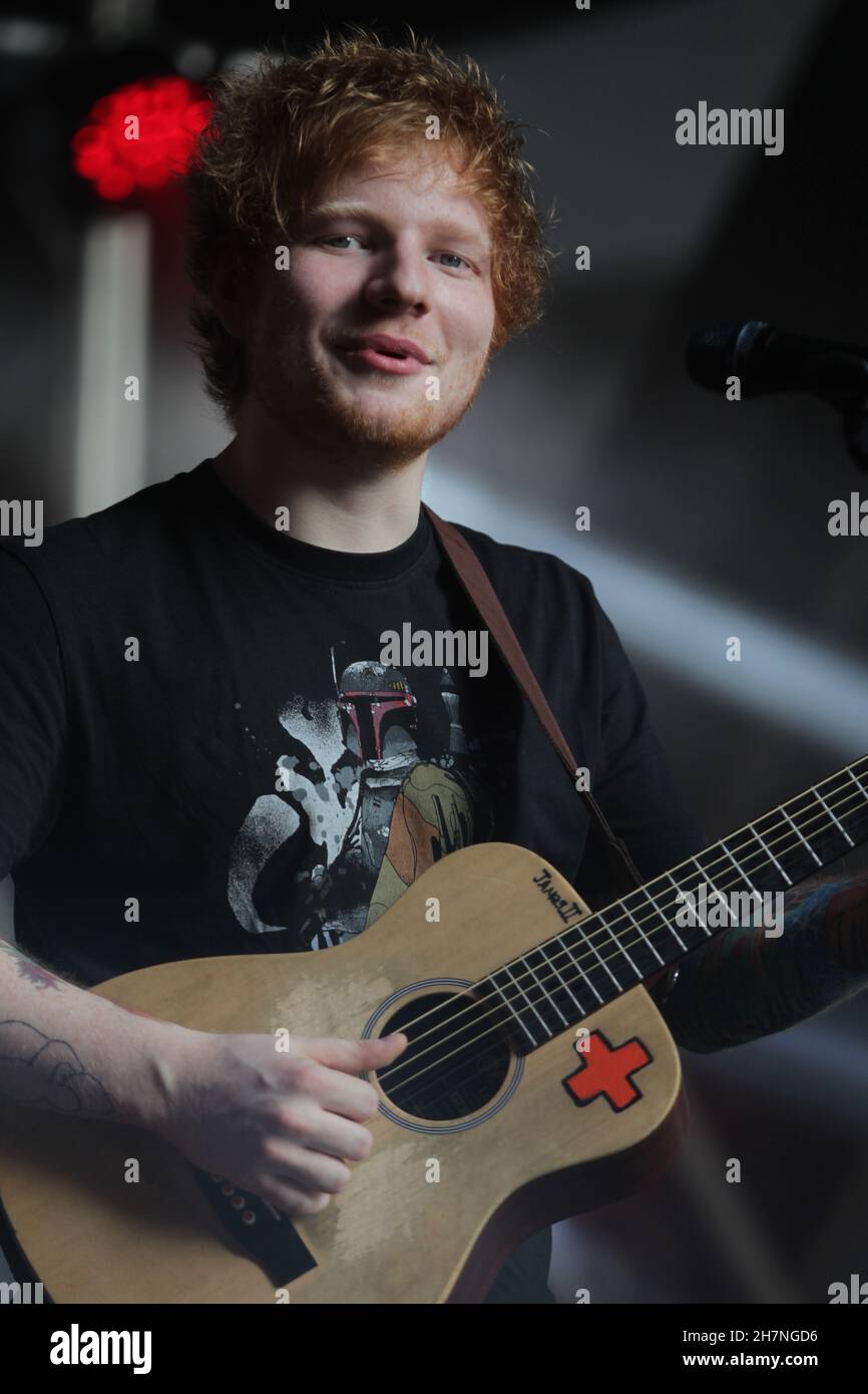 Ed Sheeran in Sydney Stock Photo - Alamy