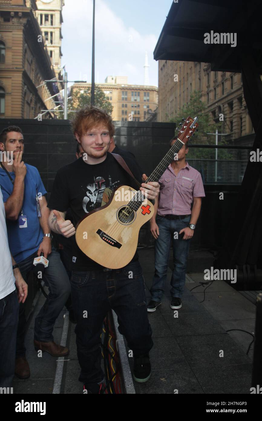 Ed sheeran australia hi-res stock photography and images - Alamy