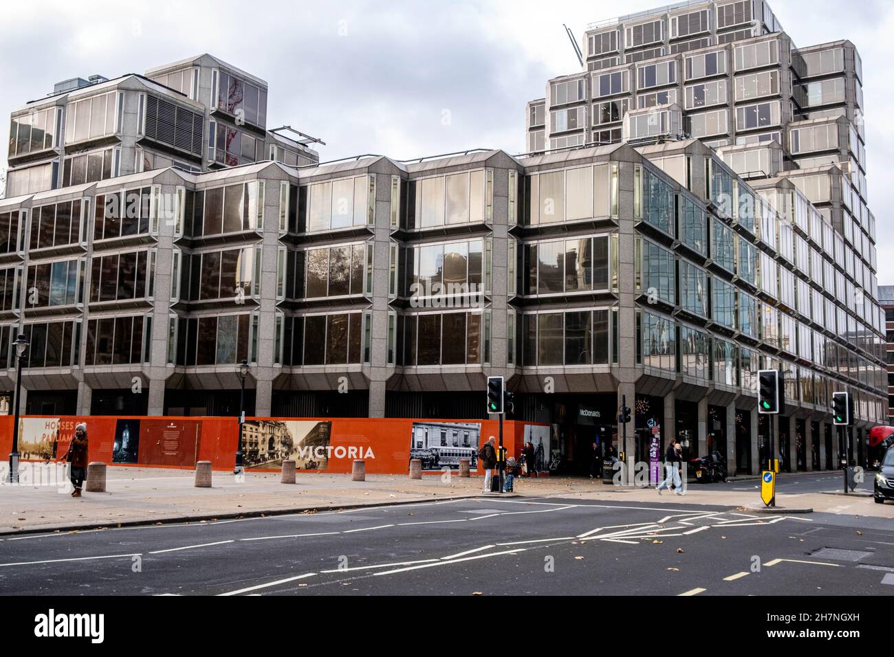 Victoria London England UK, November 21 2021, Architecture Facade Of ...