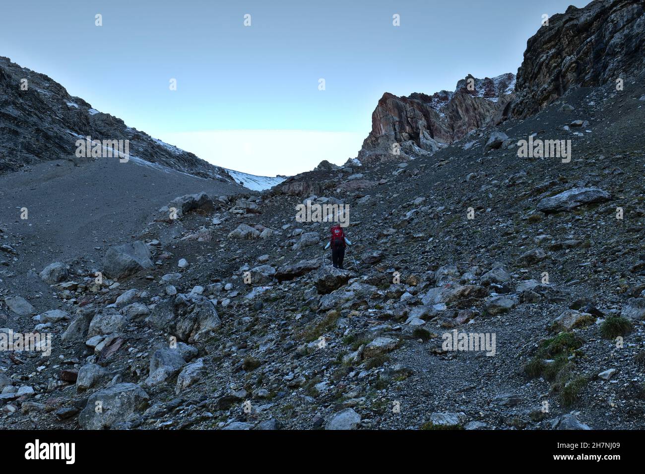 Rocky path at the mountains in the Austrian alps Stock Photo - Alamy