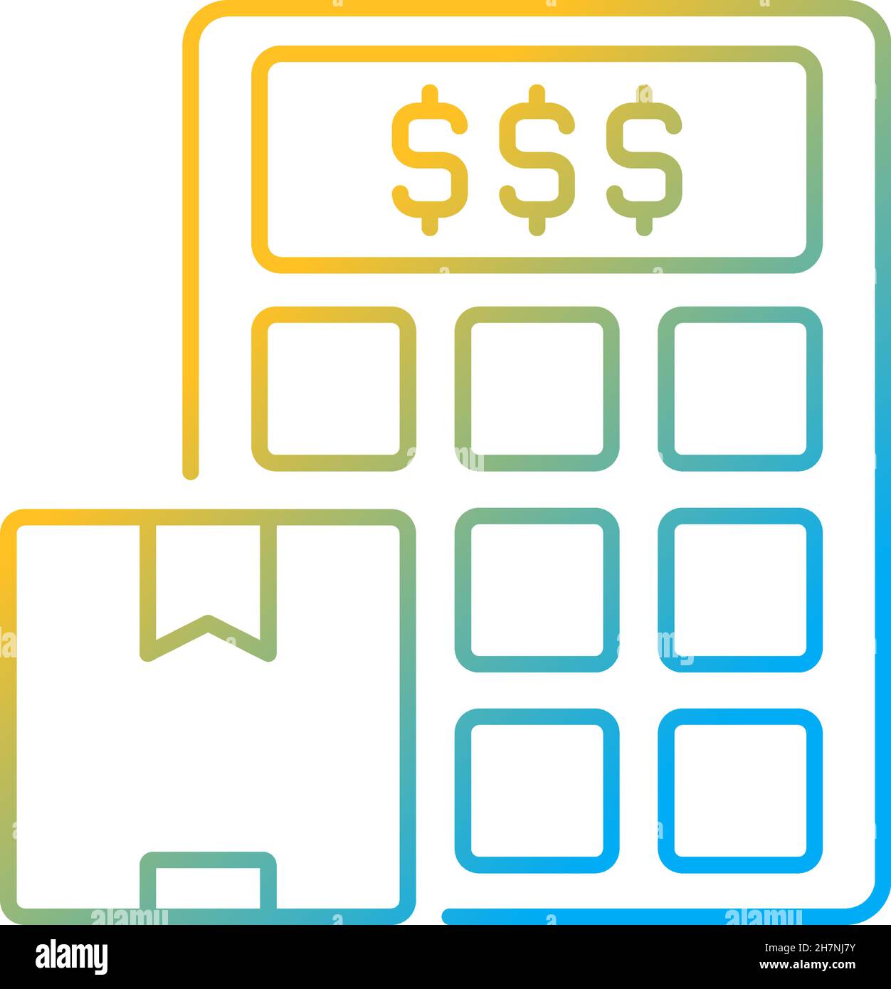 Shipping cost calculator Stock Vector Images - Alamy