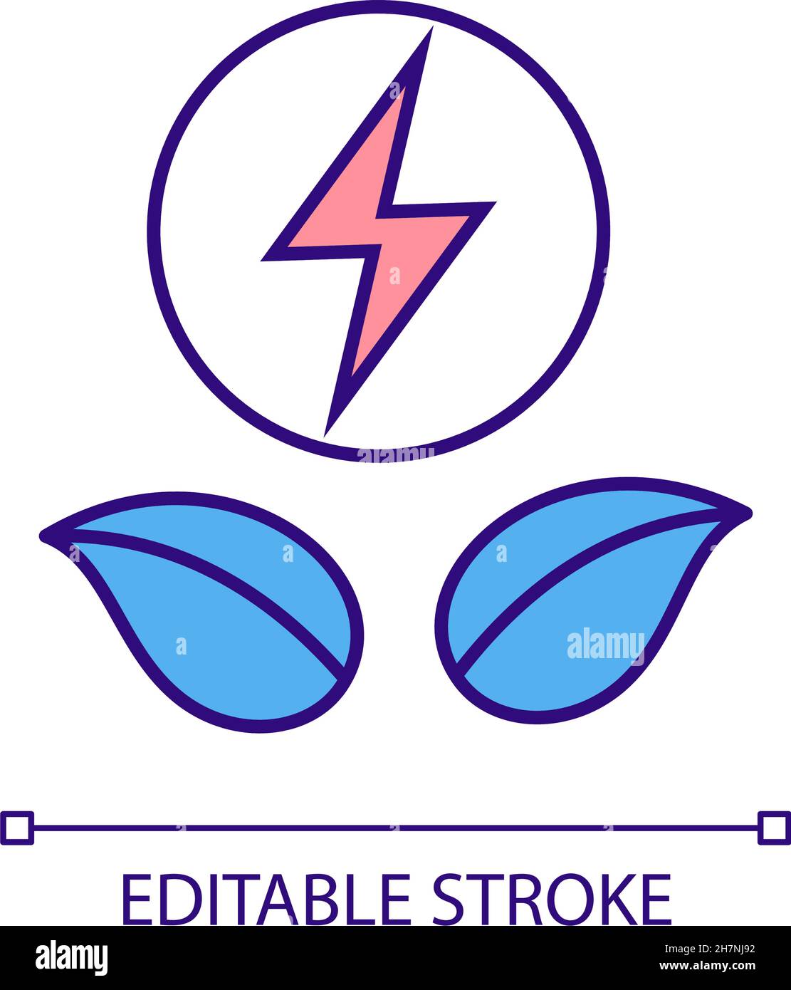 Renewable energy sources RGB color icon Stock Vector Image & Art - Alamy