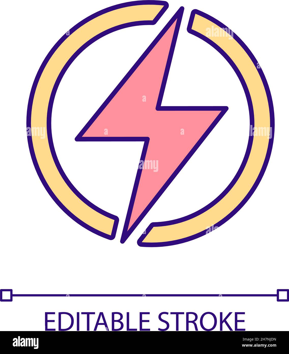 Reliable energy sources RGB color icon Stock Vector Image & Art - Alamy