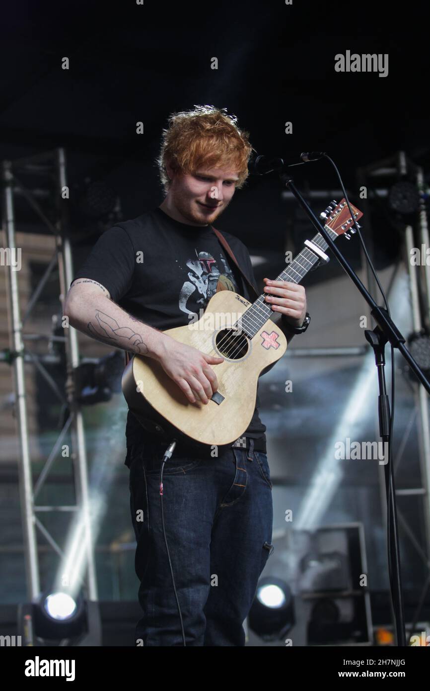 Ed Sheeran in Sydney Stock Photo - Alamy
