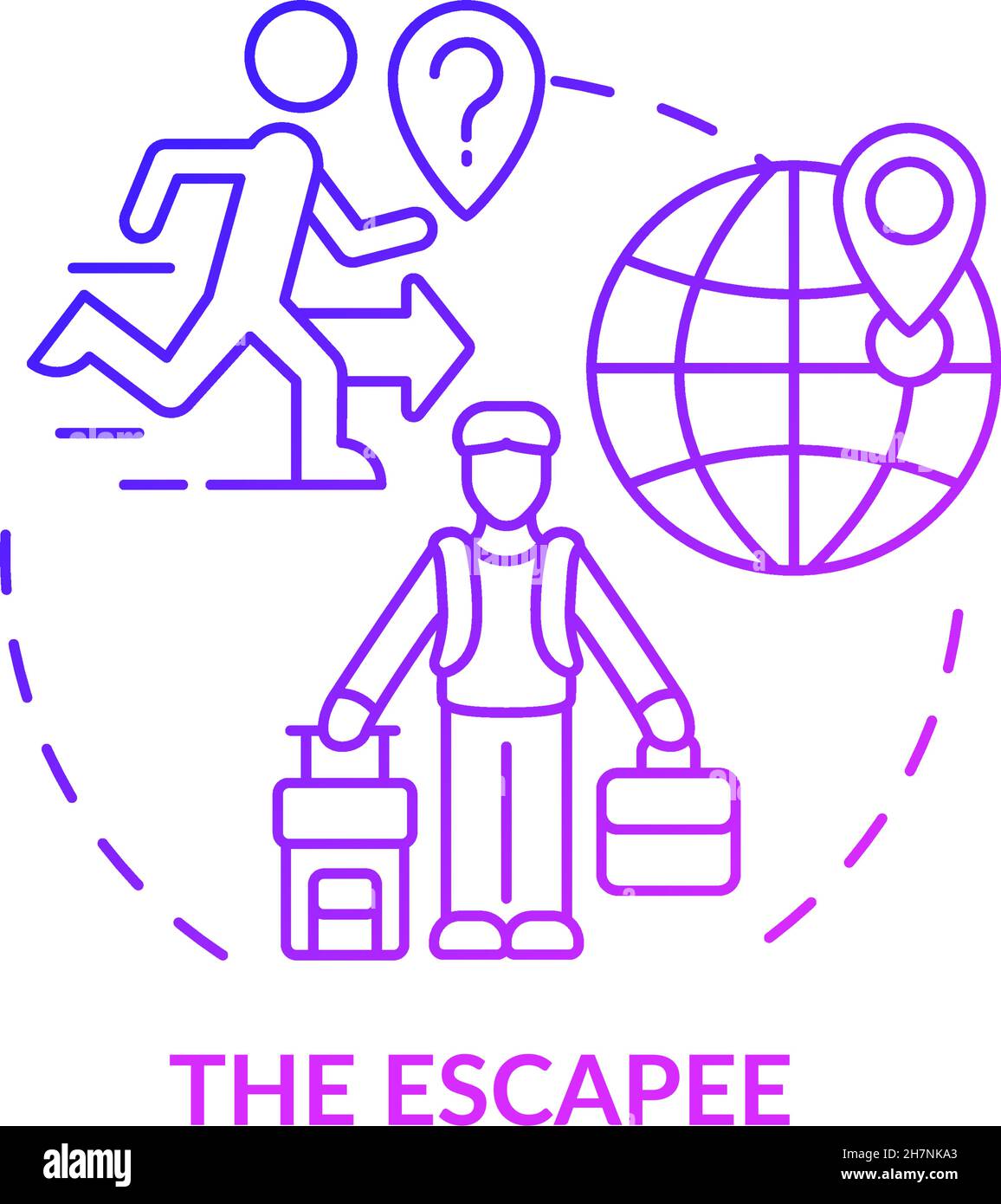 Purple migration Stock Vector Images - Alamy