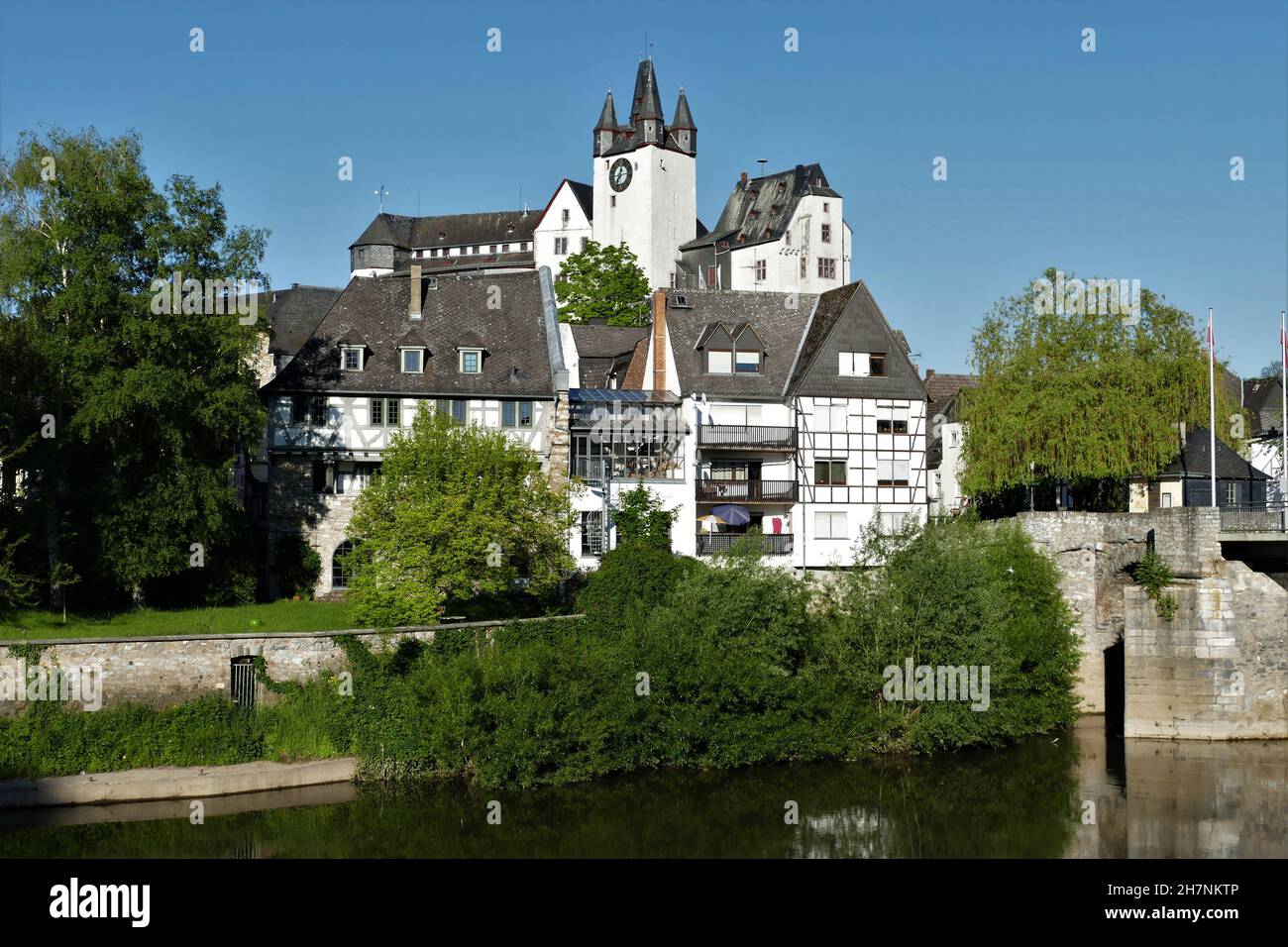 Palace / Castle At Diez / Lahn-Valley Stock Photo - Alamy