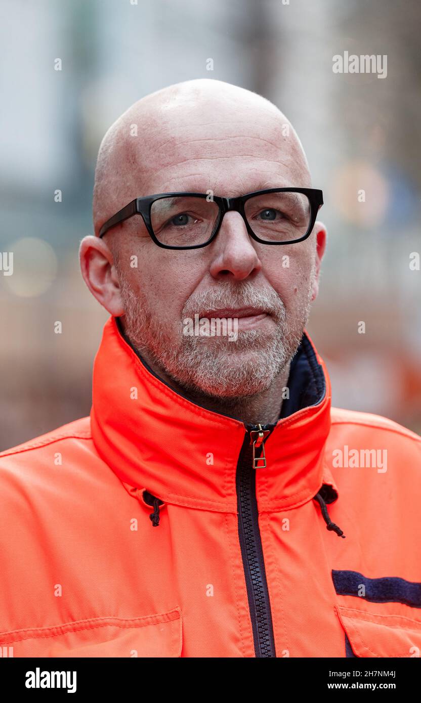 Hamburg, Germany. 24th Nov, 2021. Thorge Reinke, project manager at ...