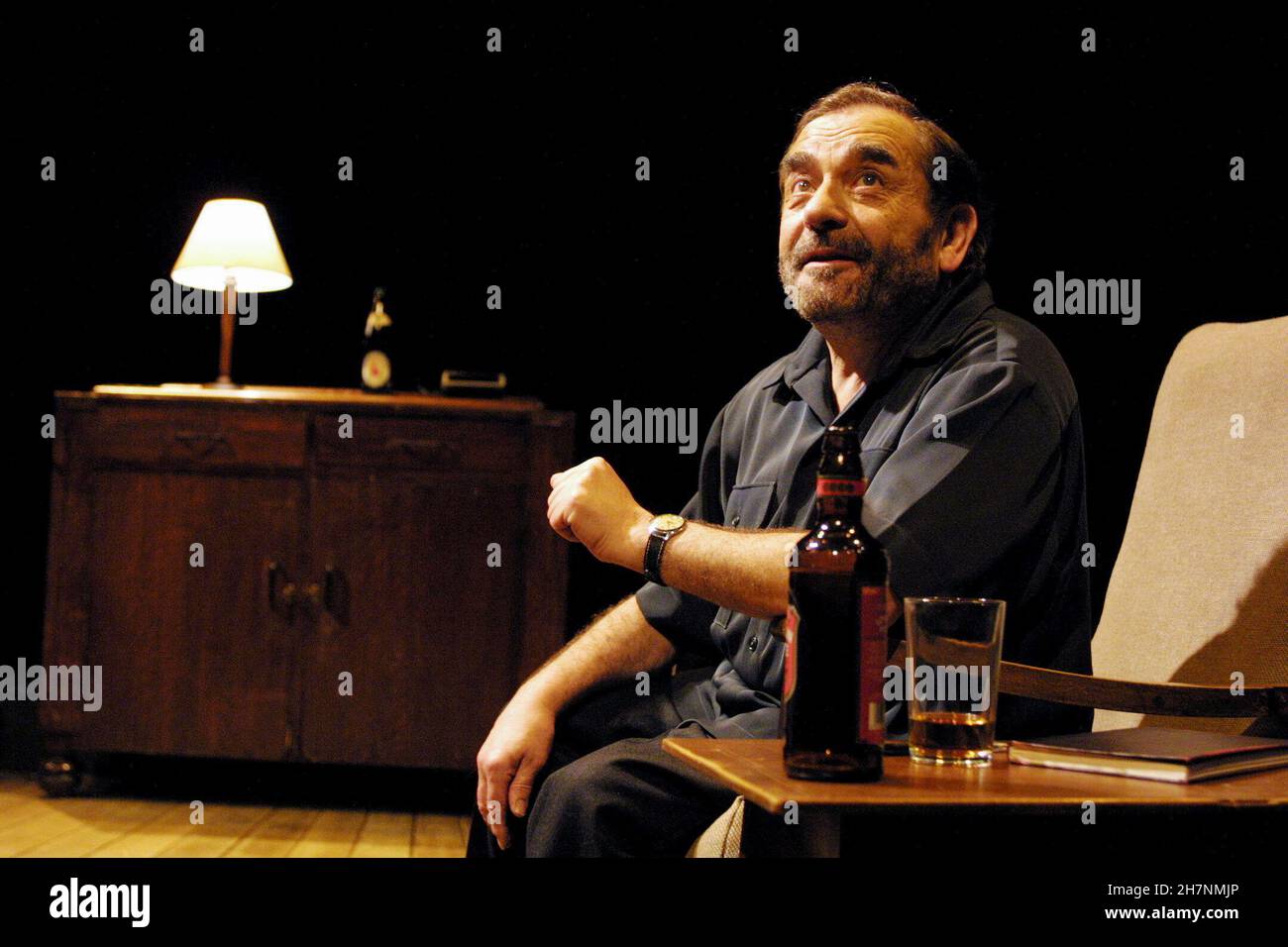 Henry Woolf (Man) in MONOLOGUE by Harold Pinter at the Cottesloe ...