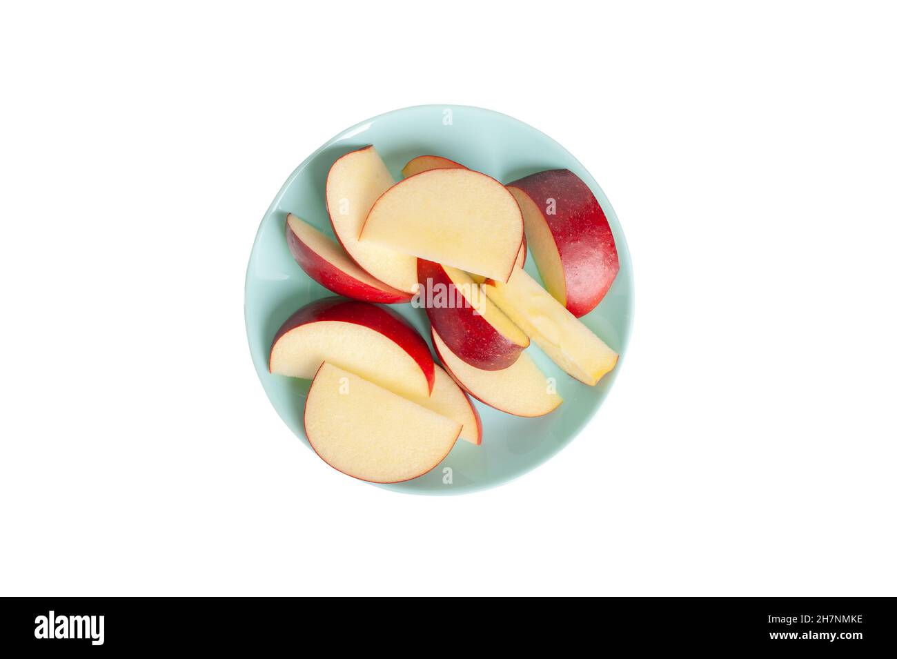 Apple overhead view Cut Out Stock Images & Pictures - Alamy