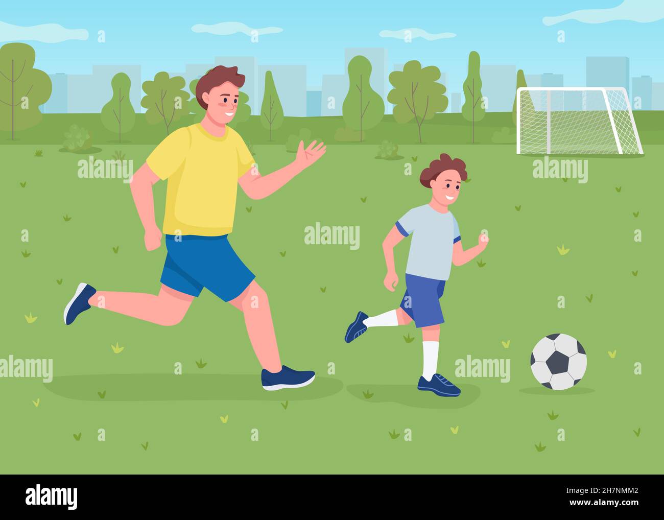 Soccer complex Stock Vector Images - Alamy