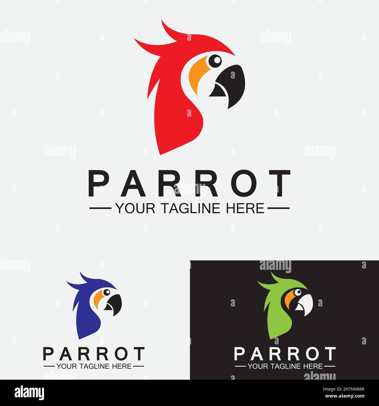Parrot logo hi-res stock photography and images - Alamy