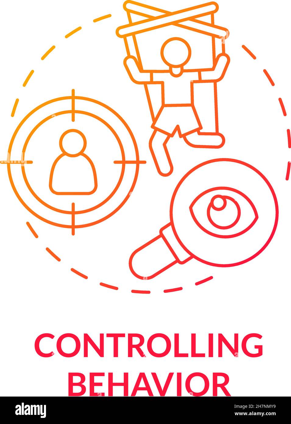 Manipulative behavior concept icon Stock Vector Image & Art - Alamy