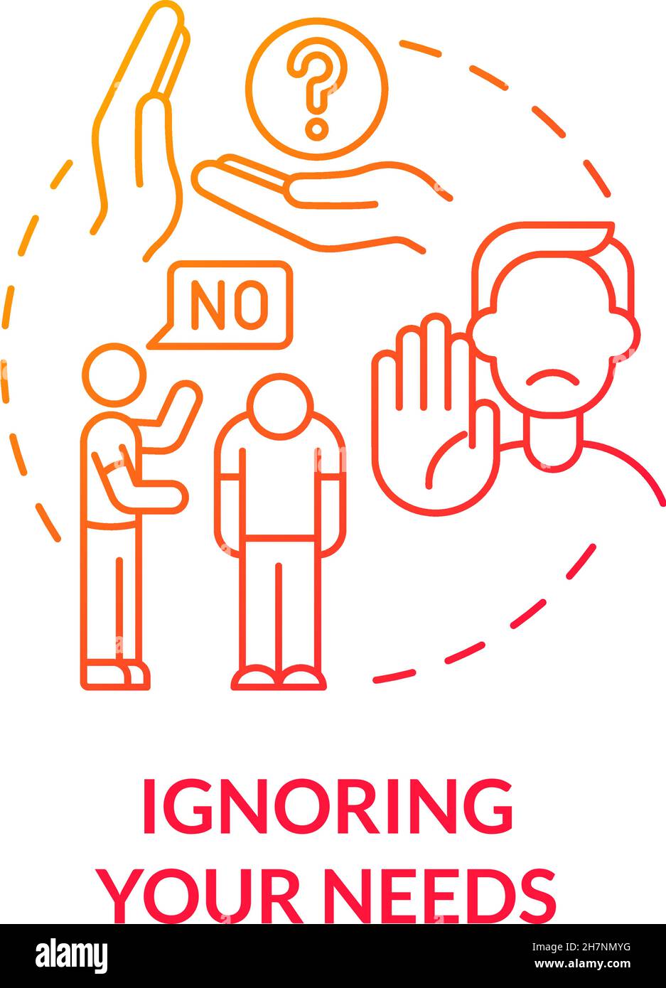 Ignoring partner Stock Vector Images - Alamy