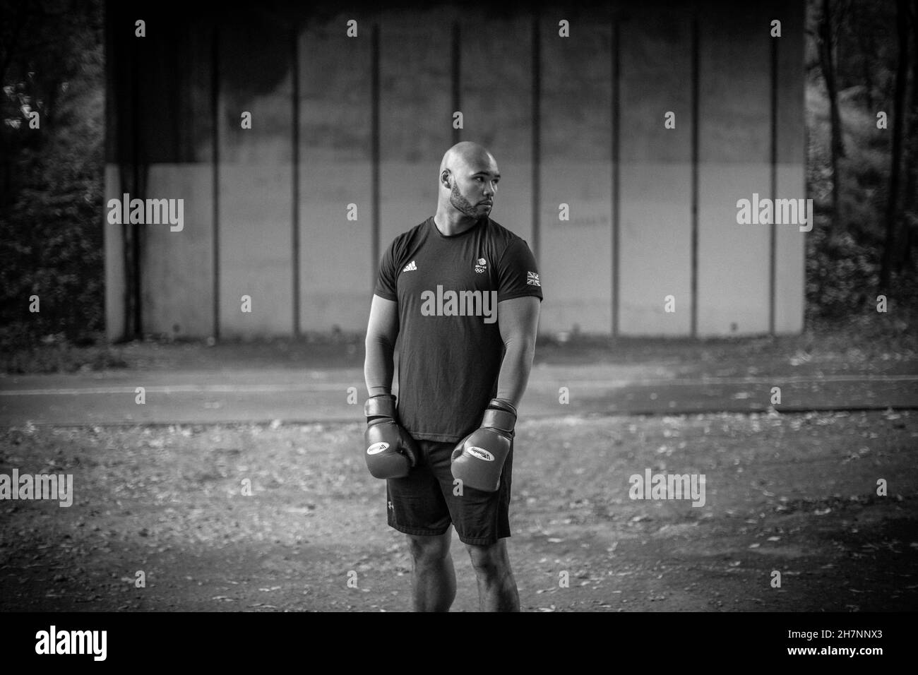 Shadow boxing Black and White Stock Photos & Images - Alamy
