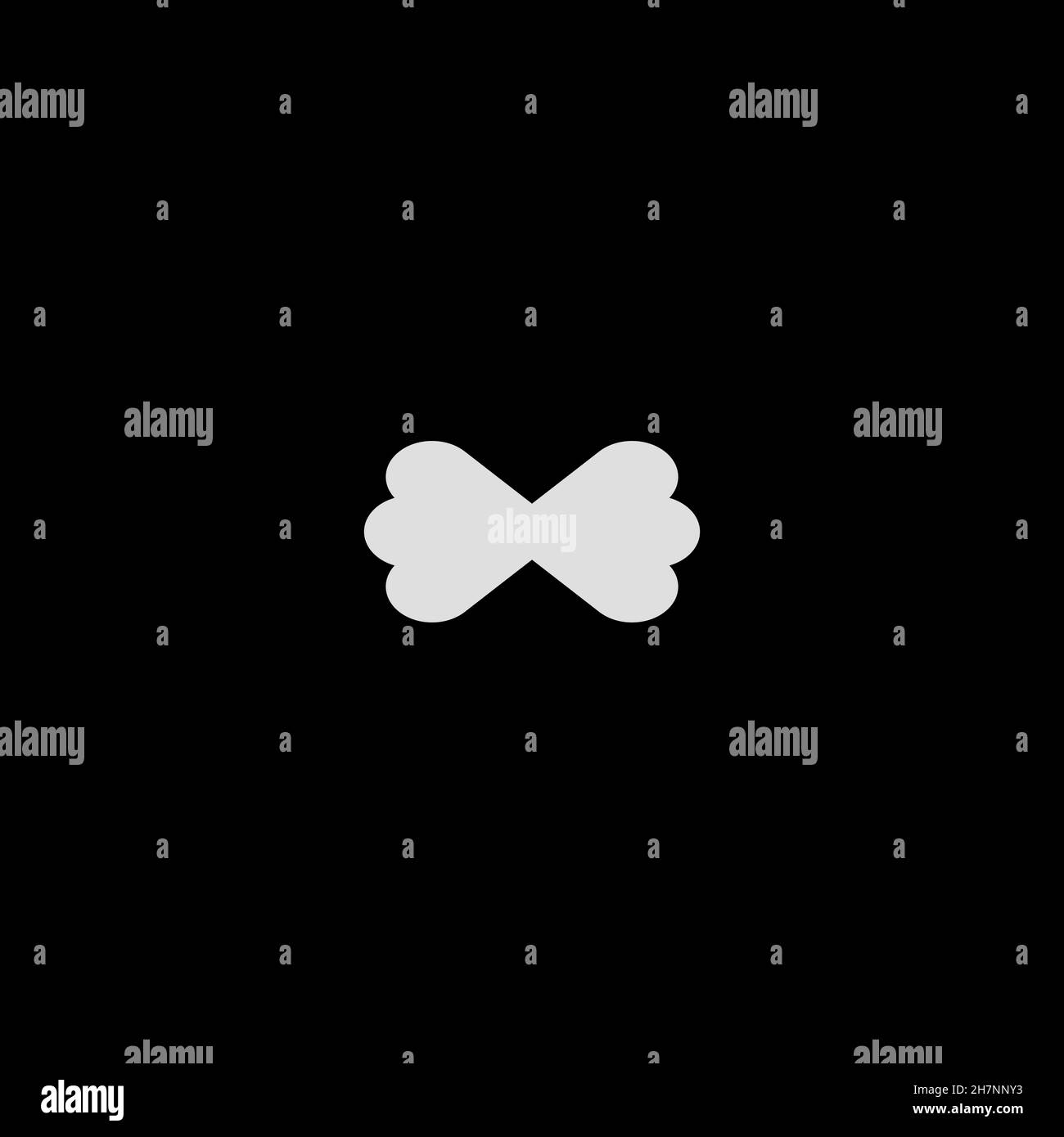 Bow tie line icon. Simple style man fashion poster background symbol ...