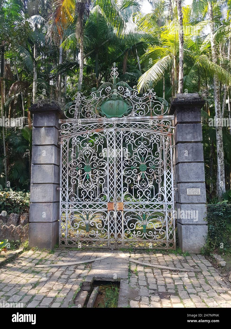 Iron gate, was the first gate placed in the State Park area, in 1894 to ...