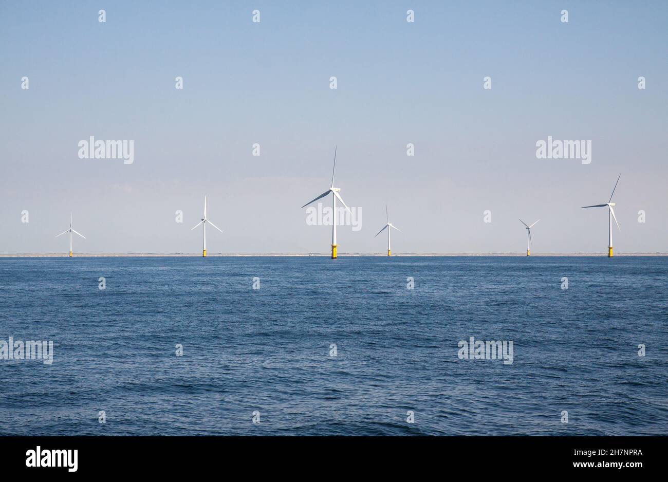 Offshore wind farm near IJmuiden, Netherlands Stock Photo - Alamy