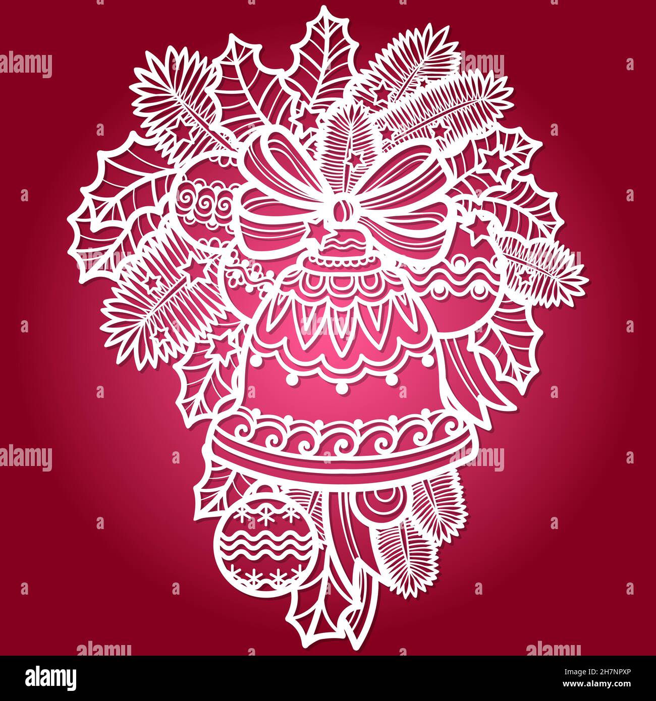 Christmas bell engraving hi-res stock photography and images - Alamy