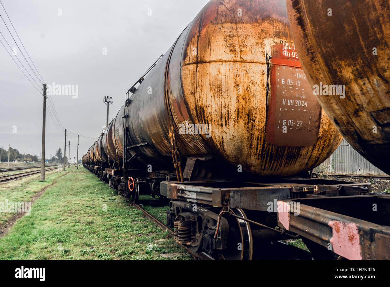 Oil containers railway train hi-res stock photography and images - Alamy