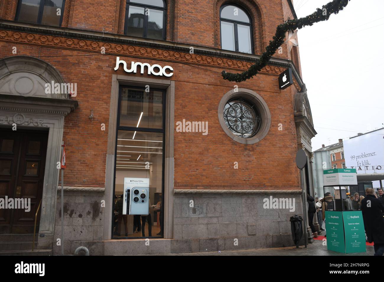 Copenhagen/Denmark./24 November 2021 /Humac premium reselleer apple product shops and shoppers ...