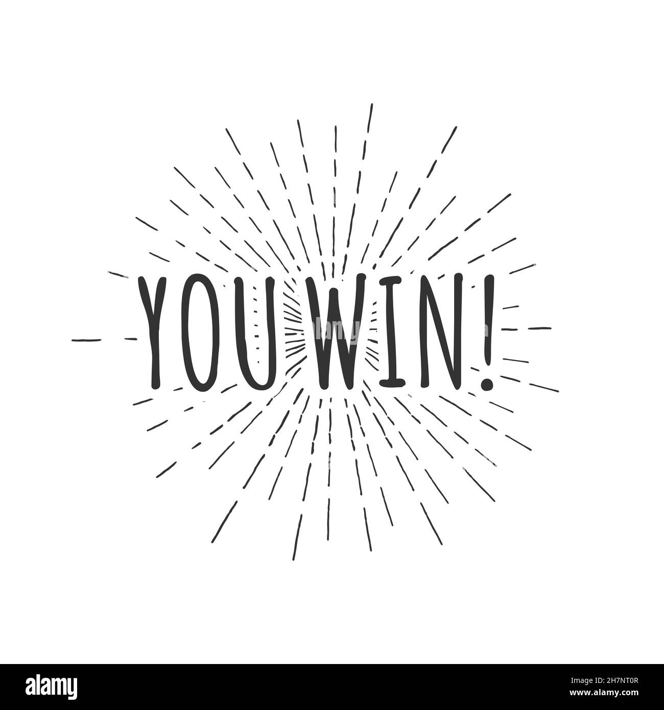 Winner lettering Stock Vector Images - Alamy