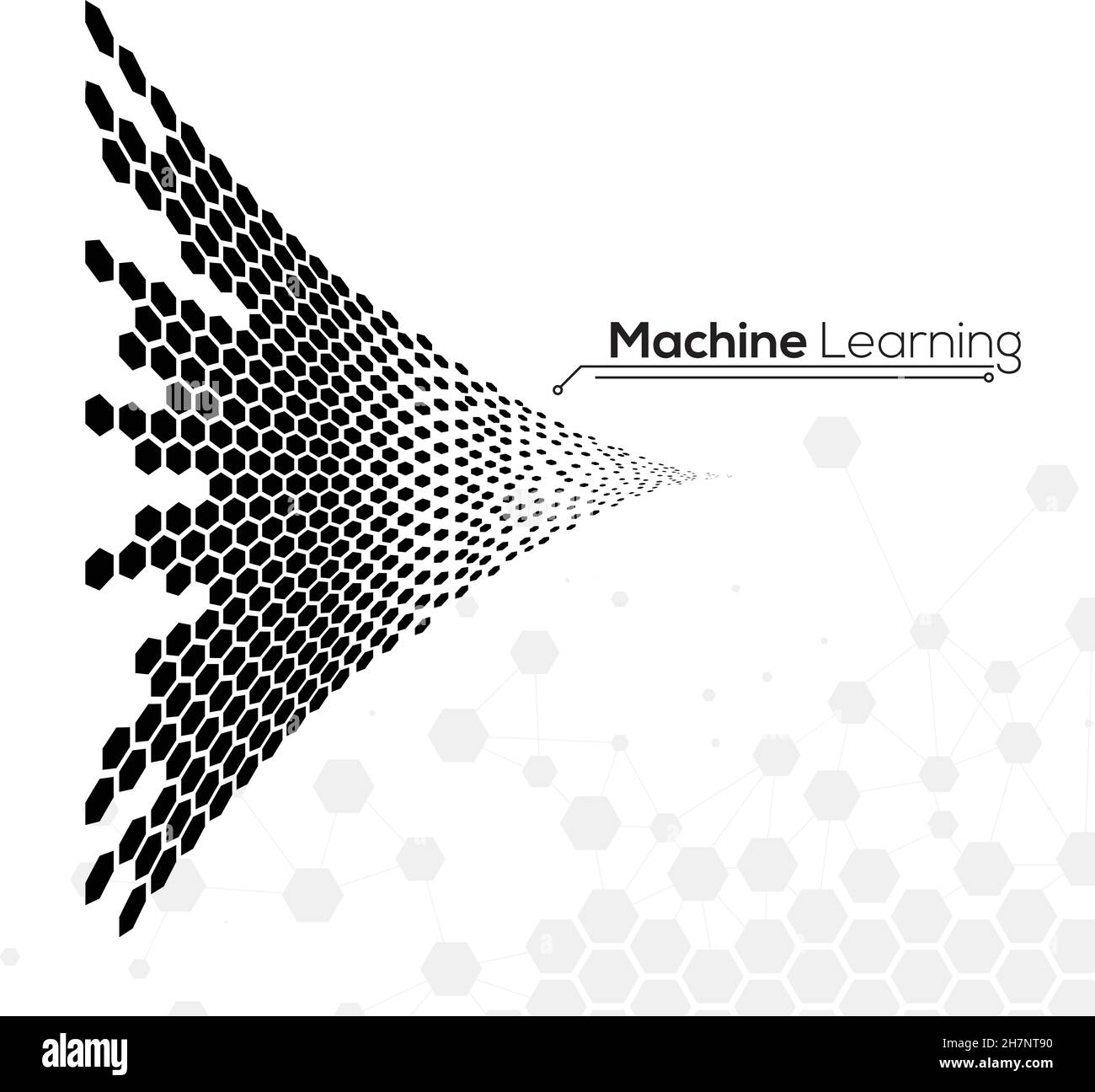 From chaos to system. Technology and engineering concept. Machine ...