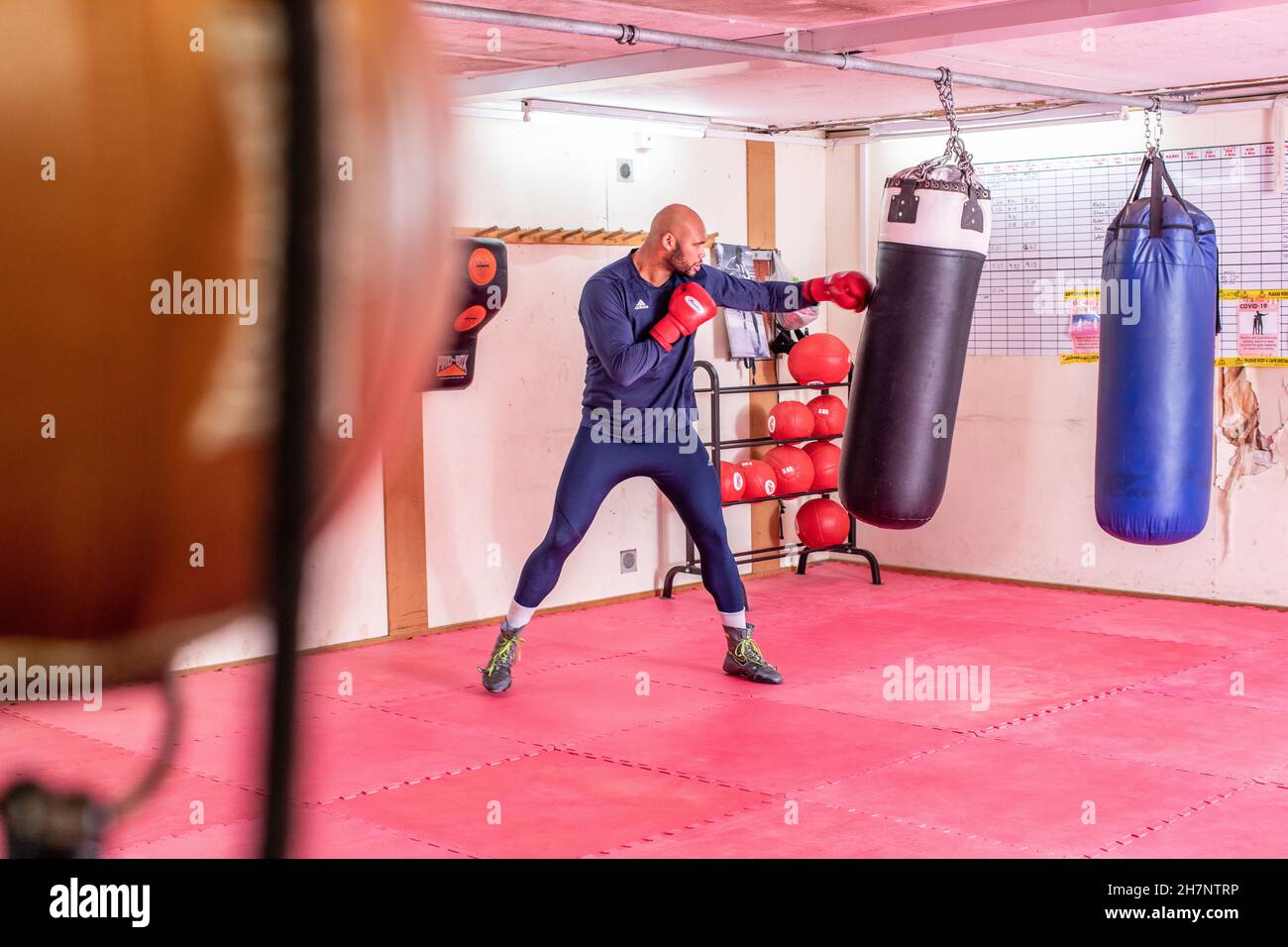 11/03/21, England. British super heavyweight boxer Frazer Clarke ...