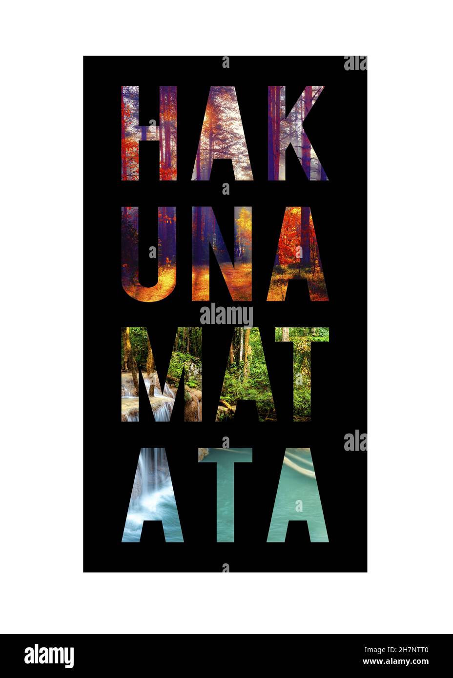 Beautiful digital art in typographic style letters, color and also ...