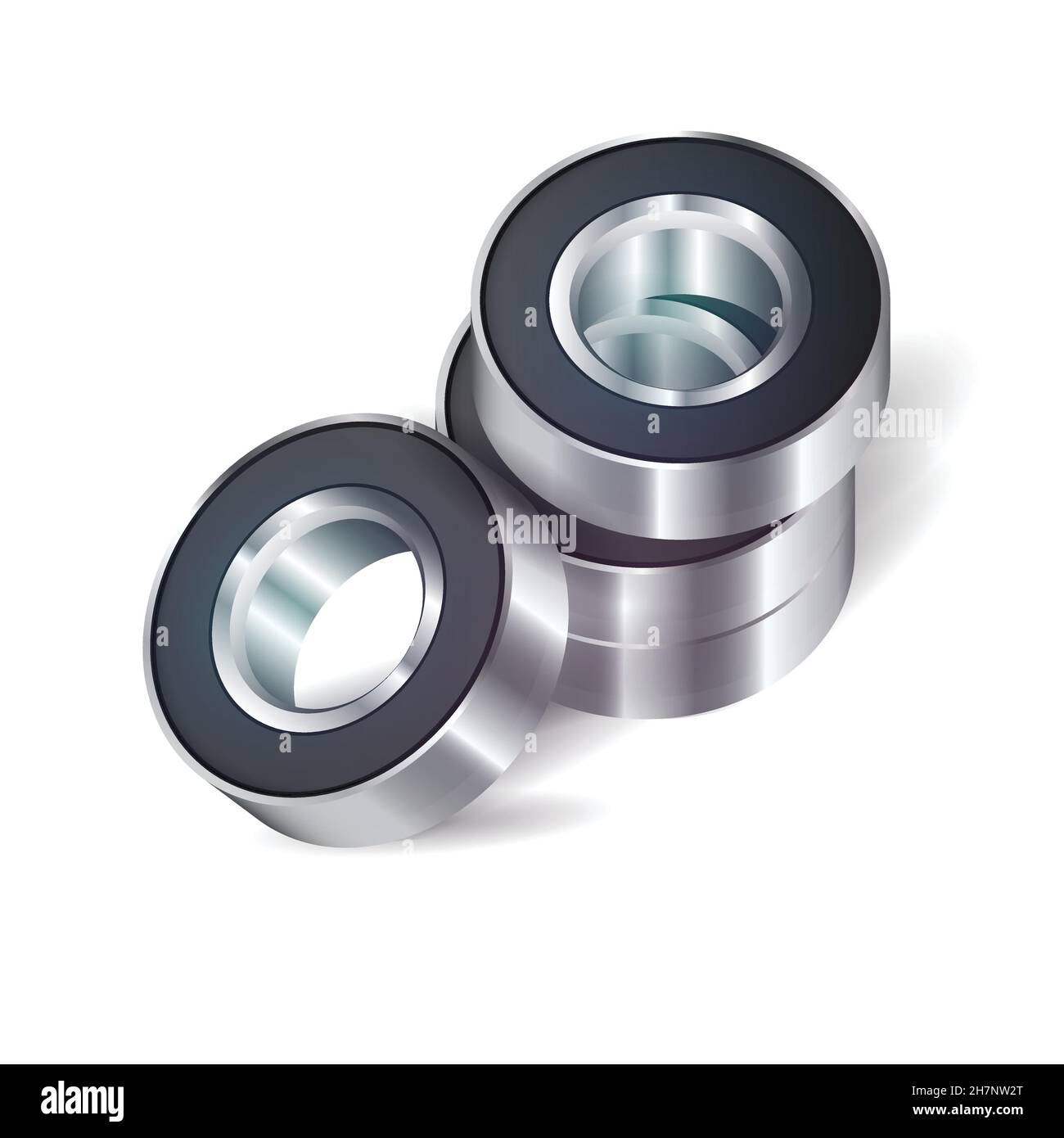 Roller bearings Stock Vector Images - Alamy