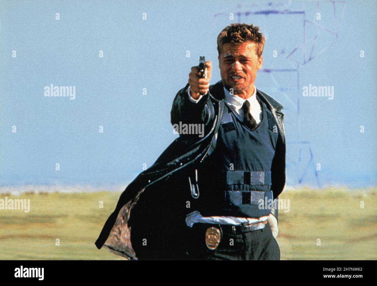 Seven Se7en Year: 1995 USA Director: David Fincher Brad Pitt Stock ...