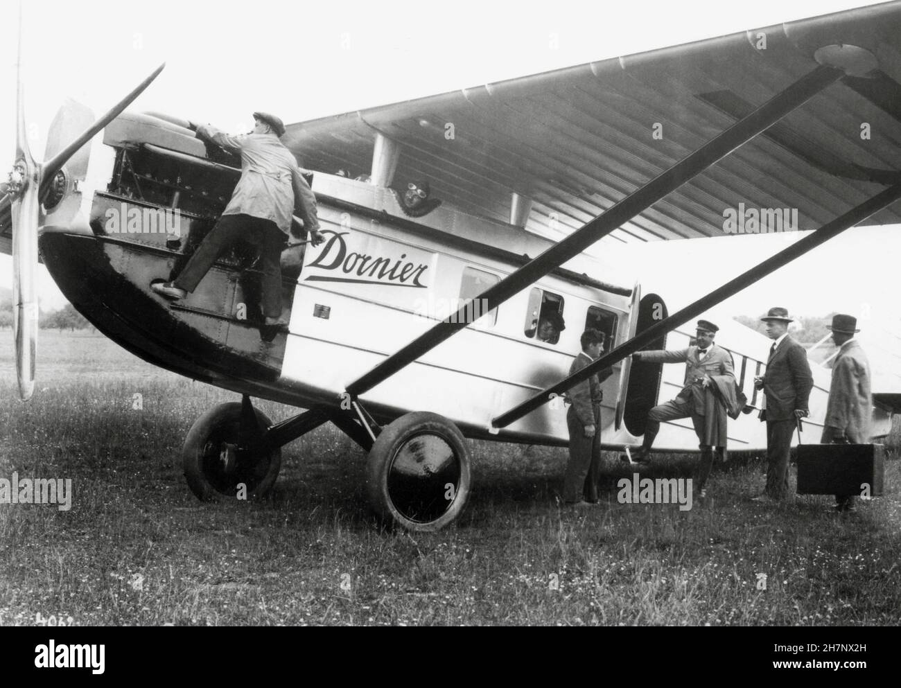 The German three-engine commercial aircraft Dornier "Komet III". 1925 ...