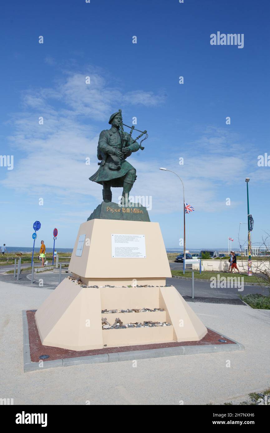 France, Normandy region, Calvados, Côte de Nacre, Colleville-Montgomery ...