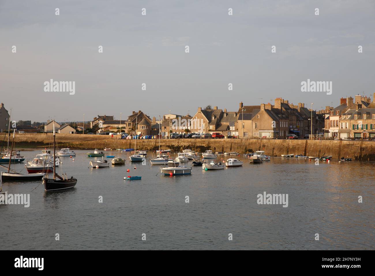 France, Normandy region, Manche department, Barfleur, port Stock Photo ...