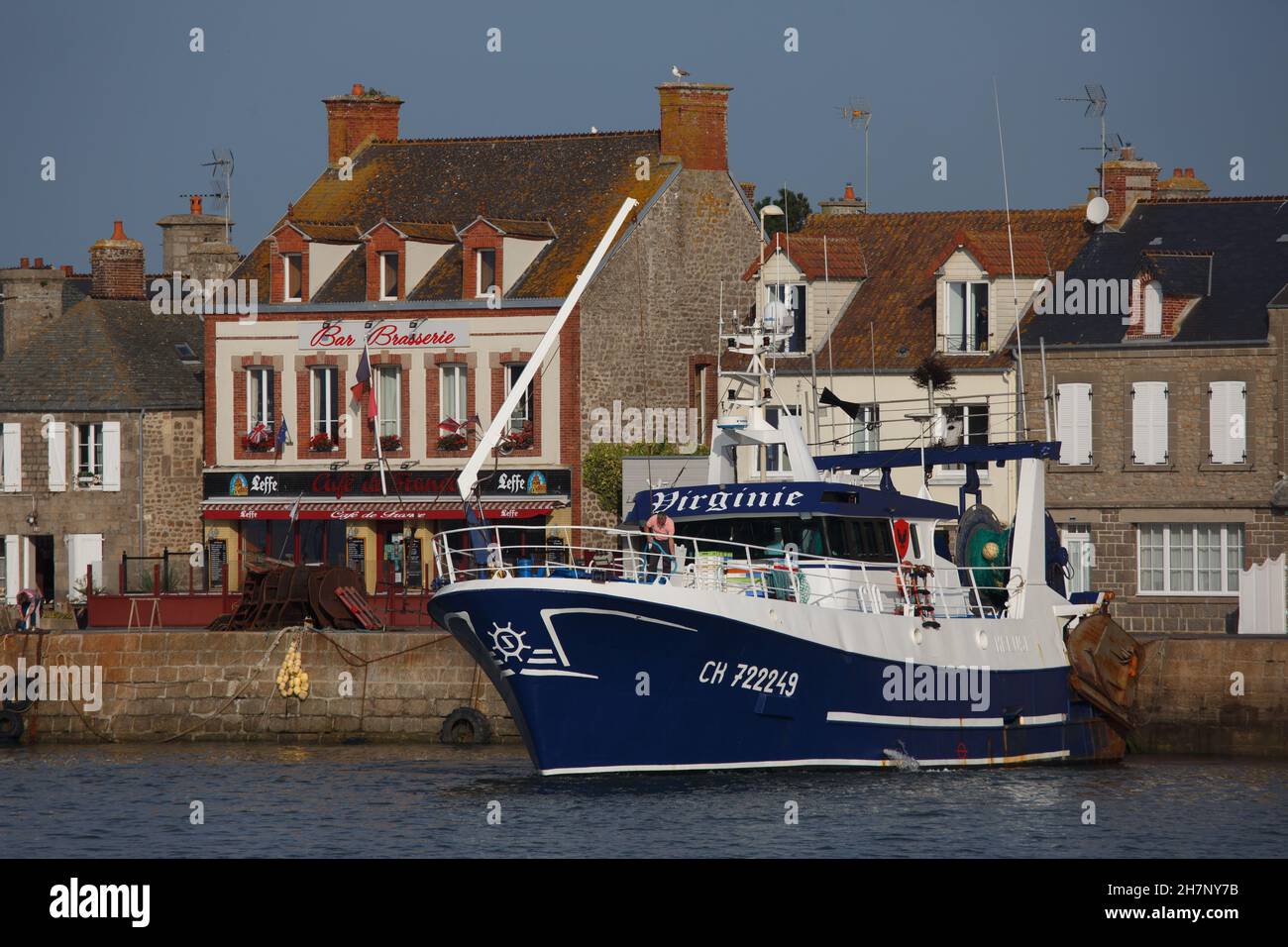 France, Normandy region, Manche department, Barfleur, port, harbour ...