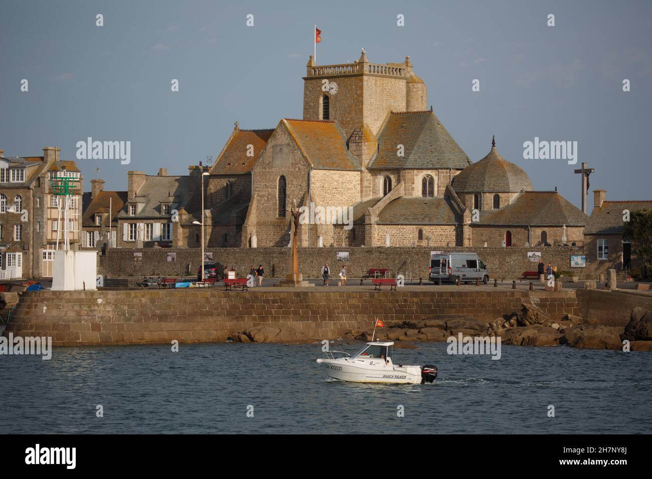 France, Normandy region, Manche department, Barfleur, port Stock Photo ...