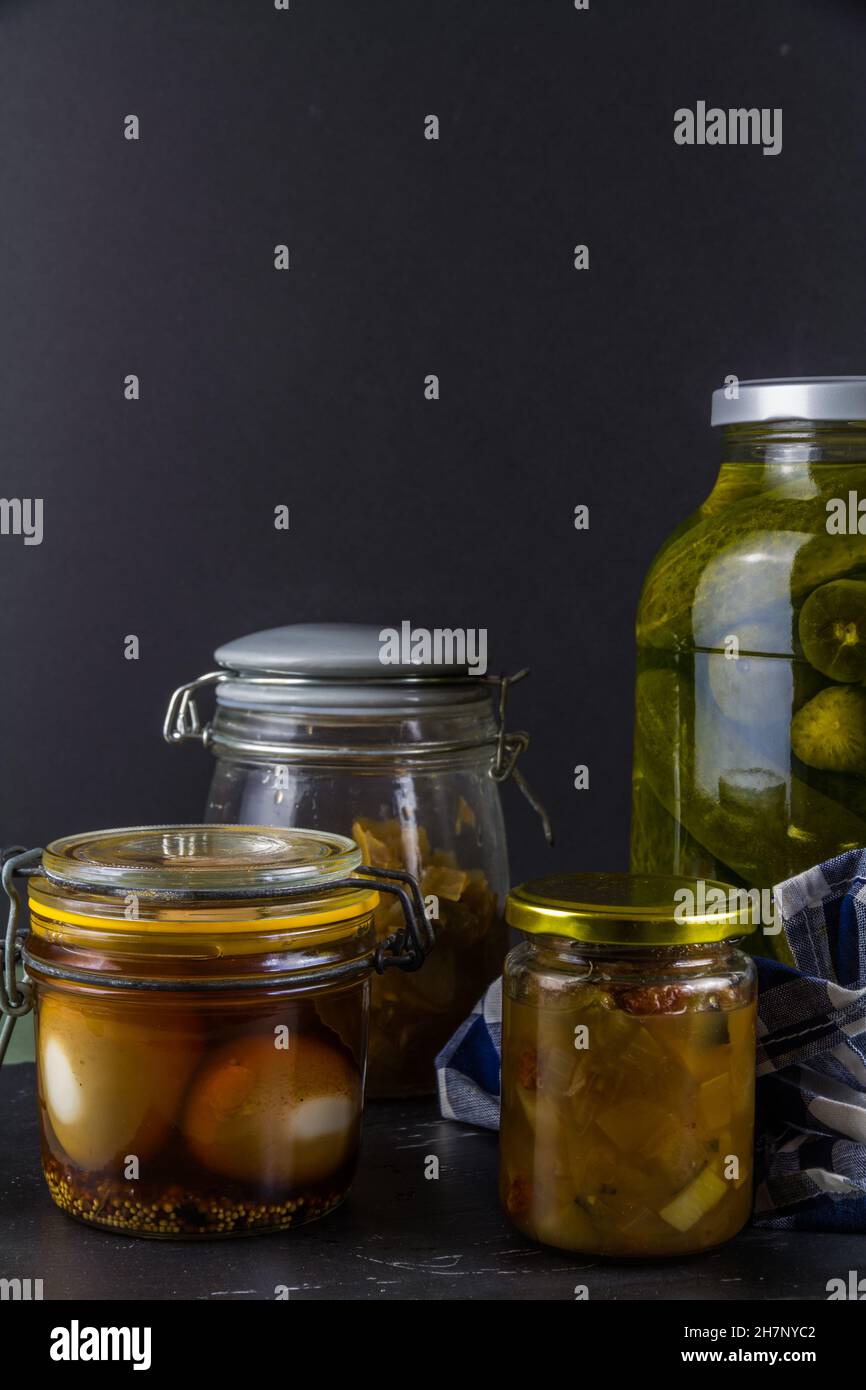 Chutney after courgette grew into marrow with large jar of pickled ...