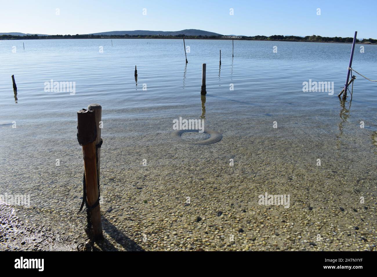 Visiting Villeneuve les maguelone (South of France Stock Photo - Alamy