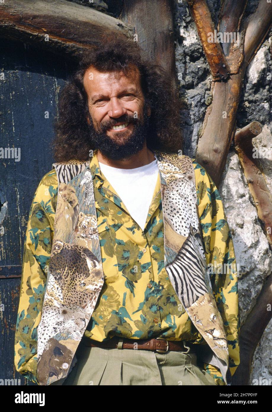 Portrait of French singer Antoine on 26 September 1990 Stock Photo - Alamy