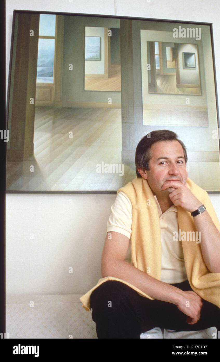 Jacques Mailhot at home, on June 11, 1990 Stock Photo - Alamy