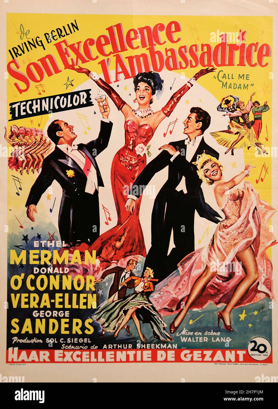 Call Me Madam Year: 1953 USA Director: Walter Lang Belgian poster Stock ...