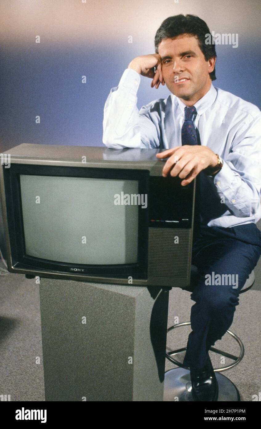 Portrait of Claude Sérillon on June 12, 1990 Stock Photo - Alamy