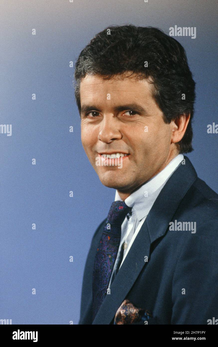 Portrait of Claude Sérillon on June 12, 1990 Stock Photo - Alamy