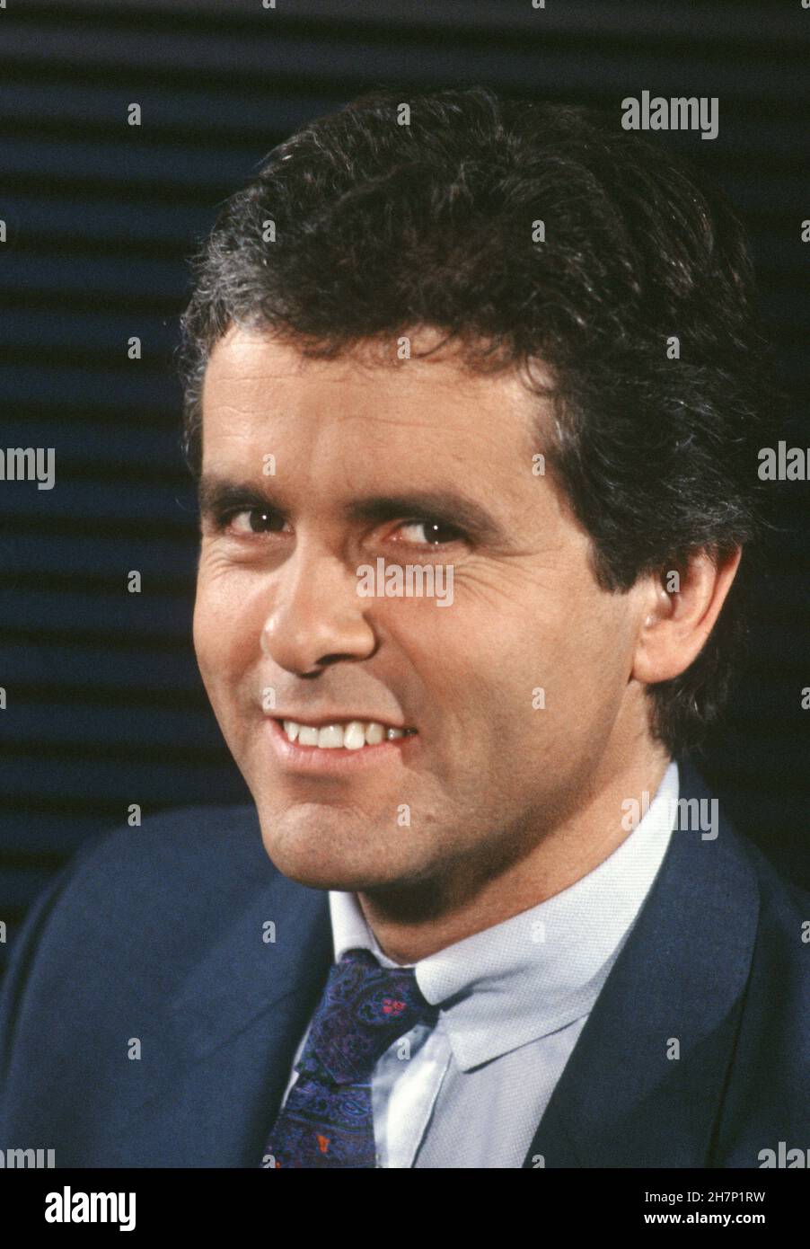 Portrait of Claude Sérillon on June 12, 1990 Stock Photo - Alamy