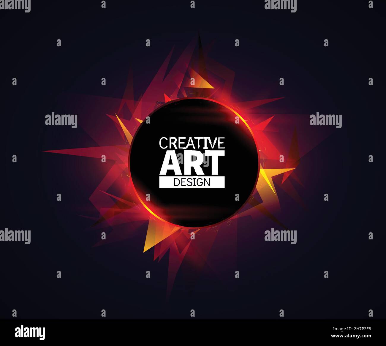 Abstract background template. Vector frame for text Stock Vector Image & Art - Alamy