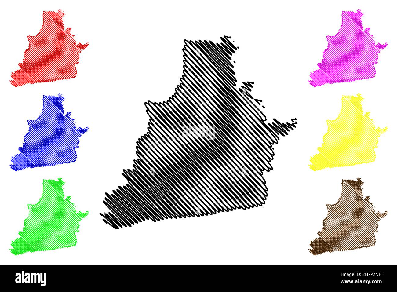 Dhar district (Madhya Pradesh State, Indore division, Republic of India ...