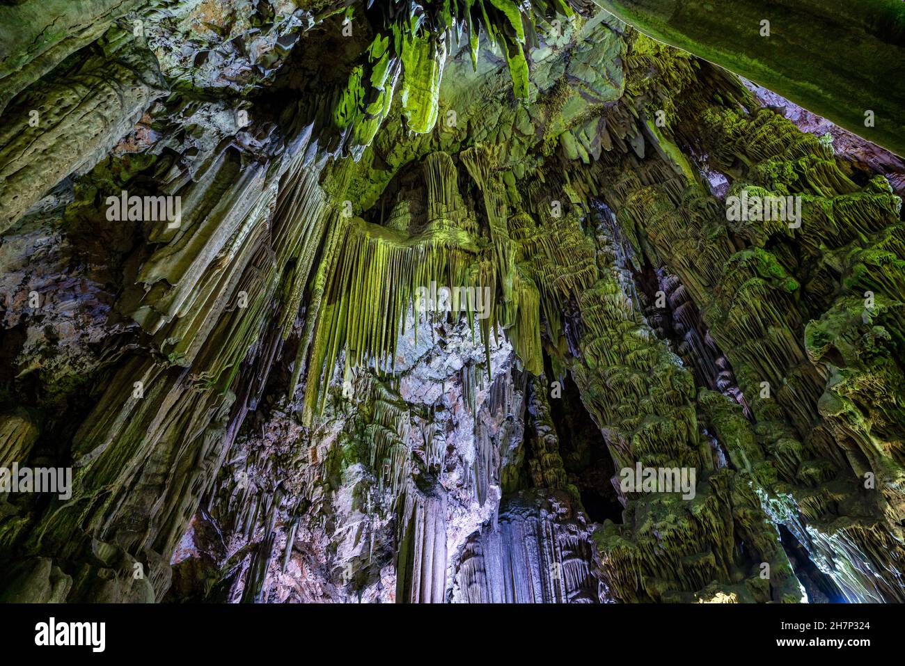 Upper Rock Nature Reserve at Gibraltar. Exploring Old St. Michaels Cave ...